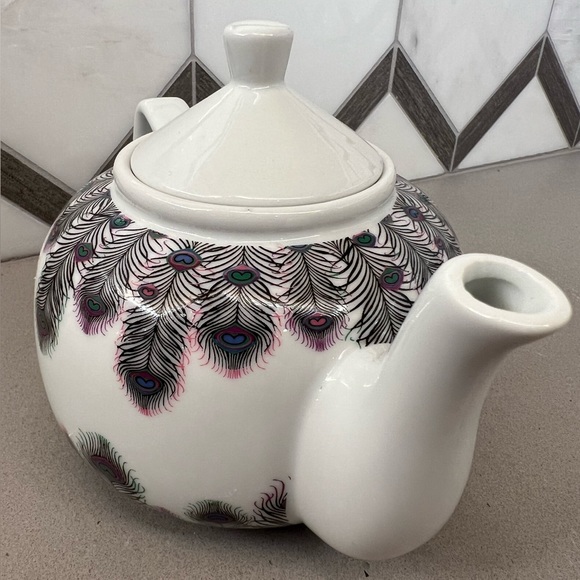 CB2 | Dining | Cb2 Peacock Teapot By Matthew Williamson | Poshmark